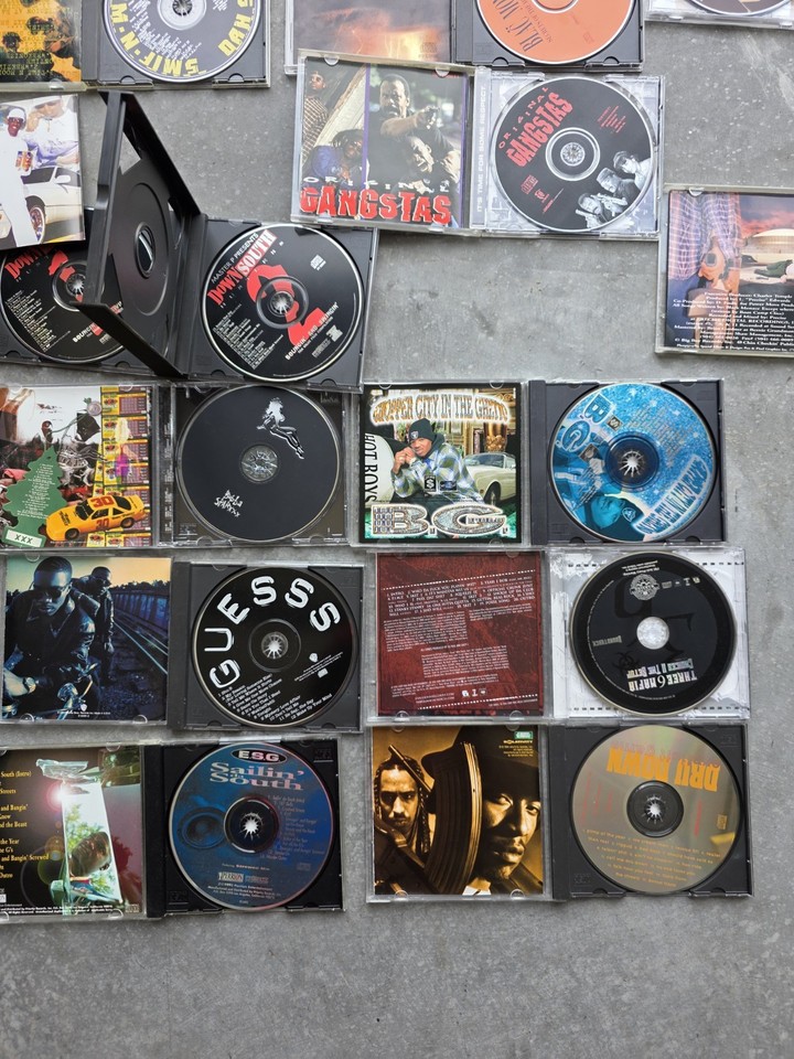 VTG 90s Hip Hop Rap Cd Collection Master P, Three 6 MAFIA, E.S.G,Roots ...