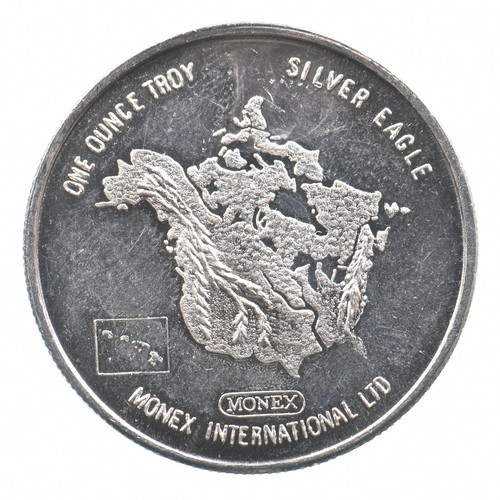 VINTAGE Monex .999 Fine Silver 1 Troy Oz Round *385 | eBay