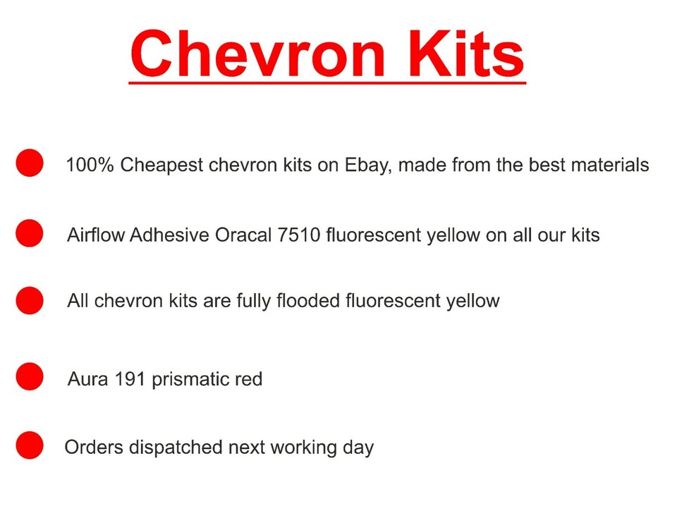 MERCEDES SPRINTER VAN 2018+ RWD ESCORT VEHICLE FULL PRISMATIC CHEVRON ...