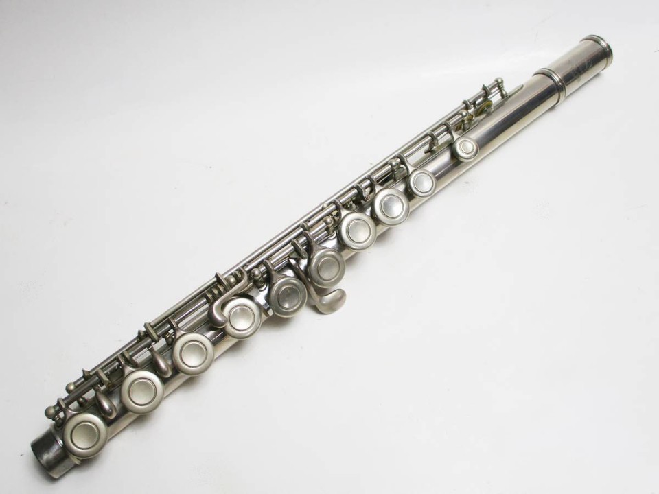 YAMAHA YFL-23 Flute Second hand Nikkan NICKEL SILVER INSTRUMENT w/ Hard ...
