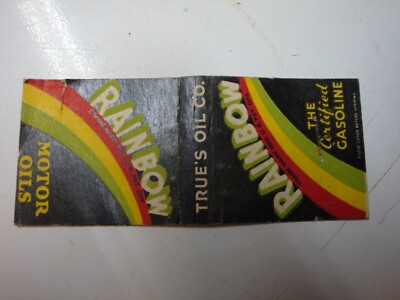 True's oil Co. with Rainbow gas and oil 1930s-40s matchbook | eBay