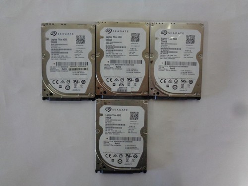 Lot Of 4 Seagate Laptop Thin HDD ST500LM021 500GB SATA 2.5'' PN:1KJ152 ...