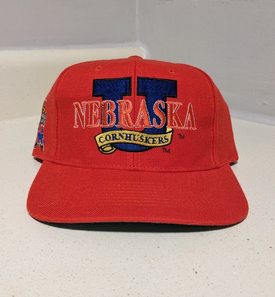 Vintage Nebraska Cornhuskers Snapback Hat Headstart Wool Herbie 1990s ...