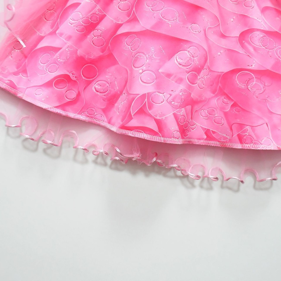 Girls Wicked Fancy Dress Costume Party Birthday Outfit Princess Glinda ...