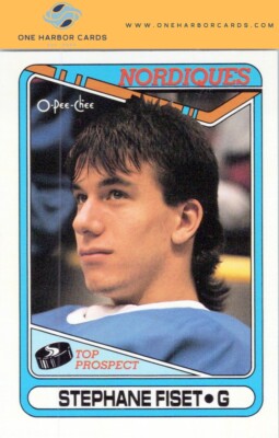 1990 Topps Quebec Nordiques Hockey Card #312 Stephane Fiset | eBay