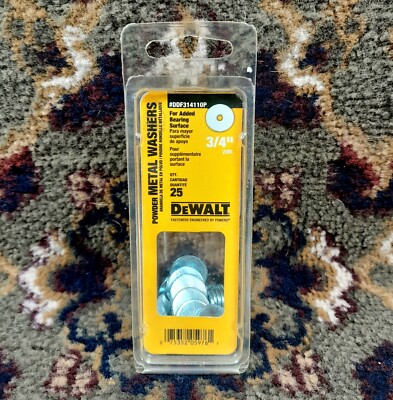 20 DEWALT 3/4" Powder Metal Washers- DDF314110P | eBay