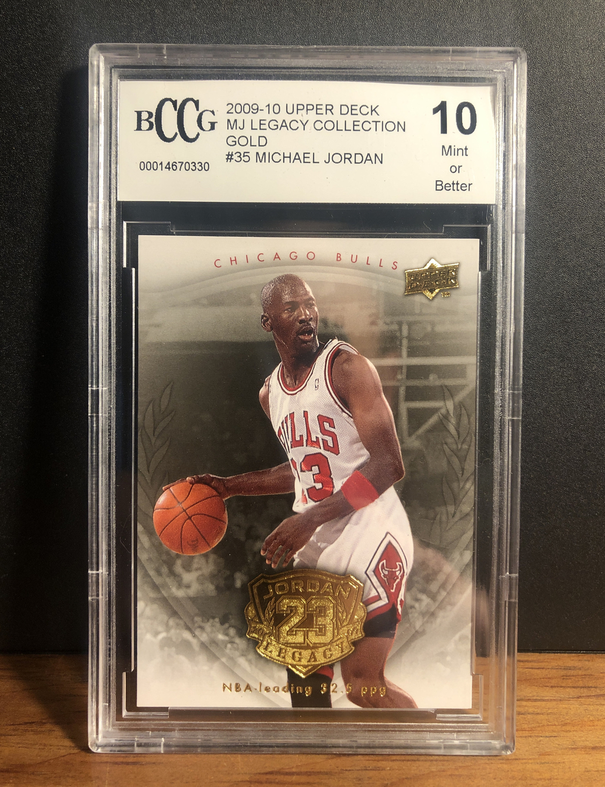 🔥2009-10 Upper Deck Michael Jordan Legacy Collection Gold BCCG 10-Mint🐐 ...