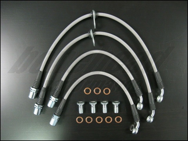 Techna-Fit Stainless Steel Braided Brake Lines 1992-2000 Lexus Sc300 ...