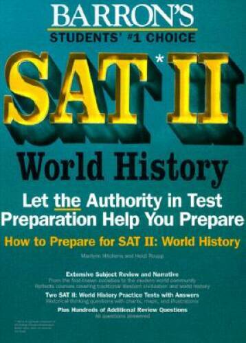 How to Prepare for Sat II: World History (Barrons Sat Subject Test ...