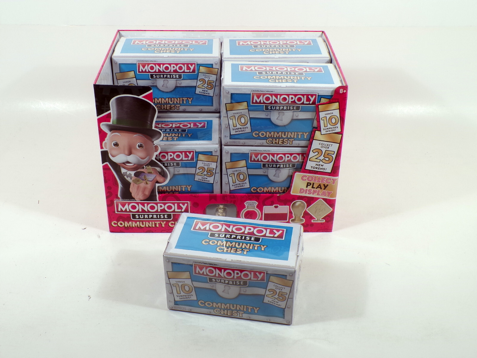 Hasbro Monopoly SURPRISE Community Chest Lot Of 8 Sealed Boxes with ...