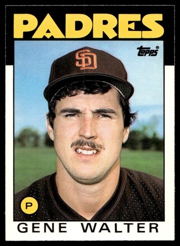1986 Topps Traded Gene Walter San Diego Padres #121T | eBay