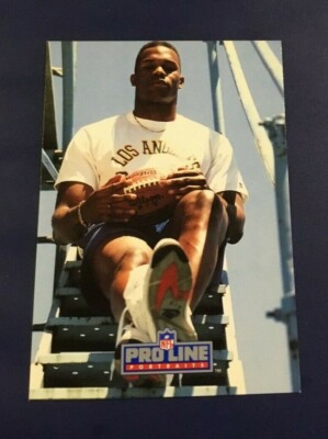 1991 Pro Line Portraits # 210 ROMAN PHIFER ROOKIE RC Los Angeles Rams ...