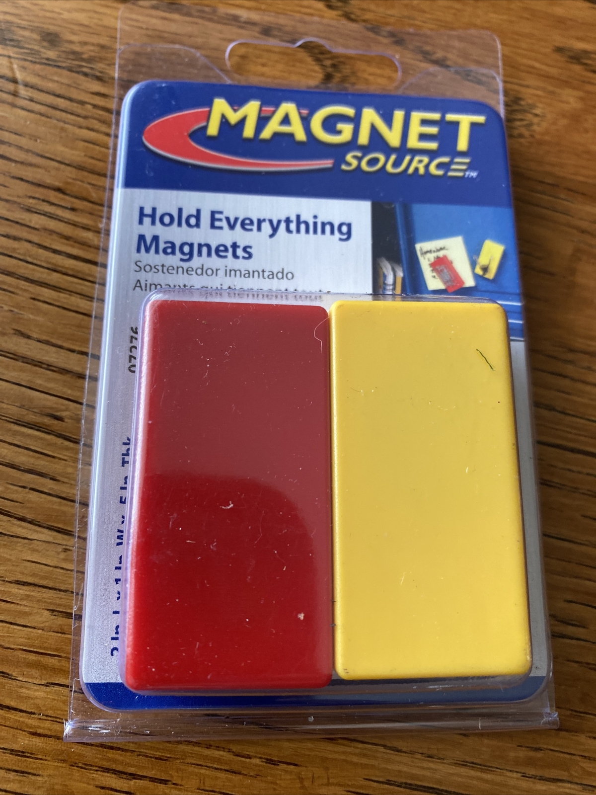 Master Magnetics 07276 2" X 1" X 0.5" Red & Yellow Hold Everything ...
