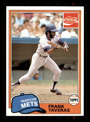 1981 Topps Coca-Cola New York Mets #9 Frank Taveras 1 | eBay