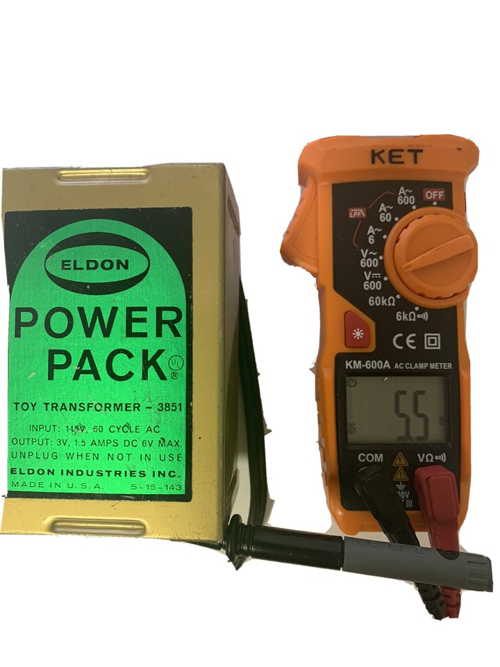 Toy Power Pack Vintage Eldon Toy Transformer #3851 | eBay