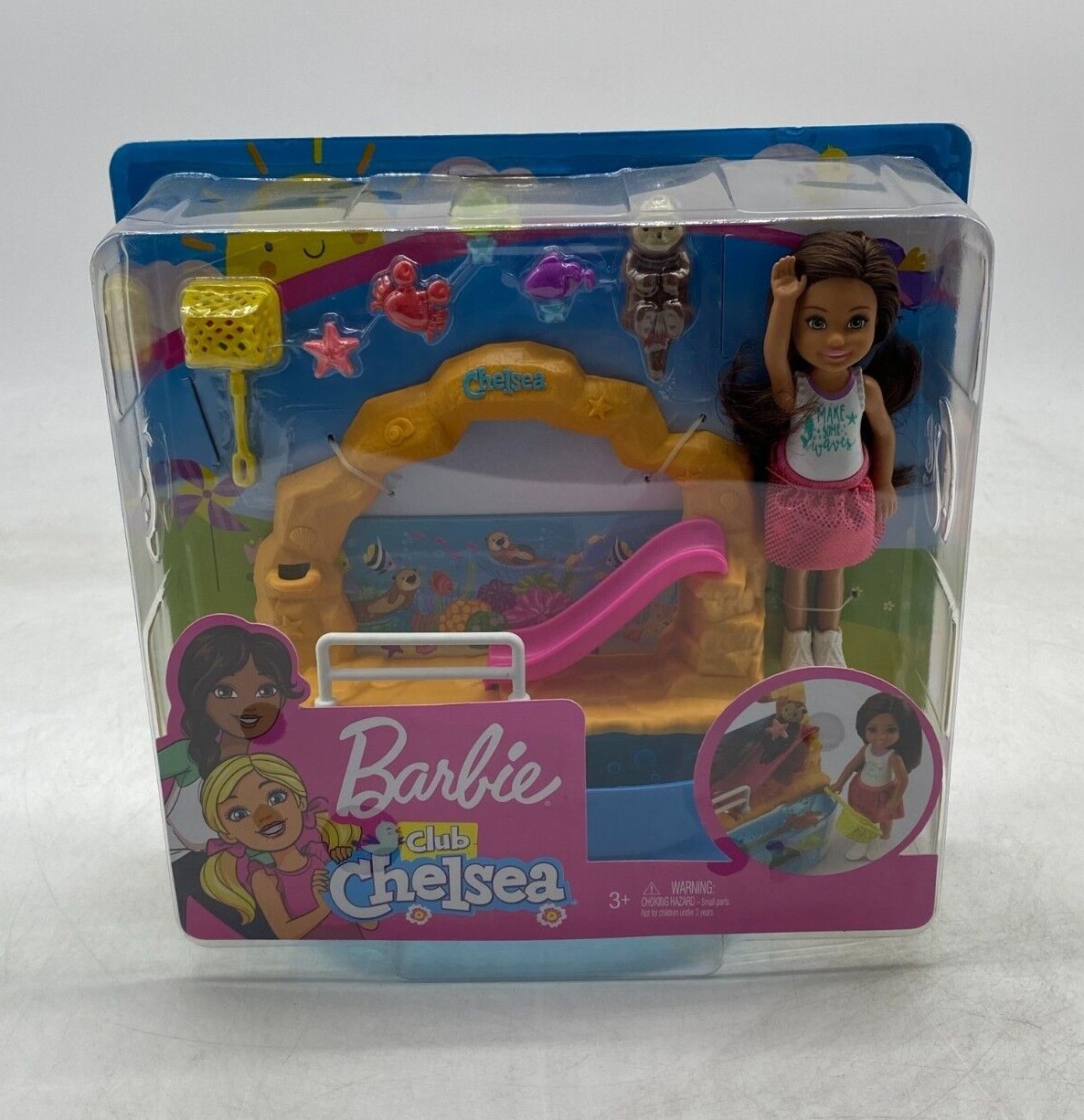 Barbie Club Chelsea Playsets Aquarium, Adventure Golf, Ice Cream Cart ...