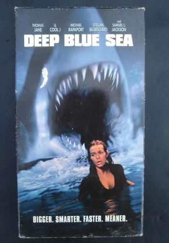 VHS Movie Deep Blue Sea 1999 Horror Sci-Fi | eBay
