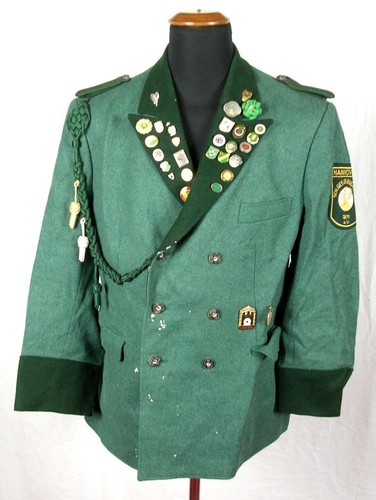 Vtg GERMAN ARMY FORESTRY SERVICE VETERAN JACKET HANNOVER SCH GES GR ...