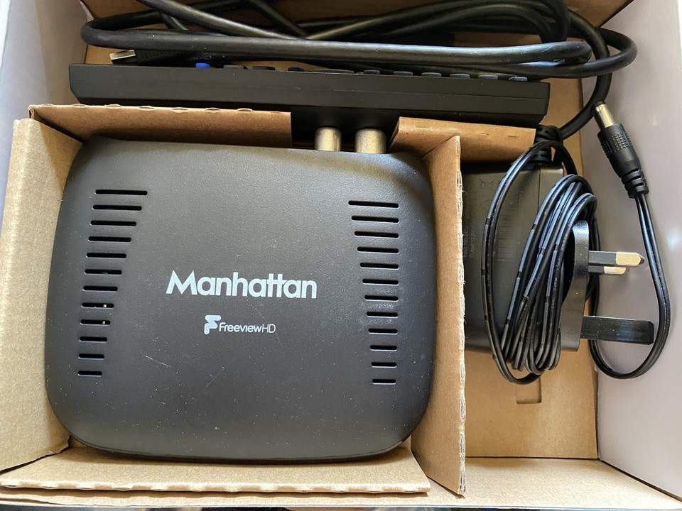 Manhattan T1 Freeview HD Set Top Box with Freeview HD Channels | eBay UK