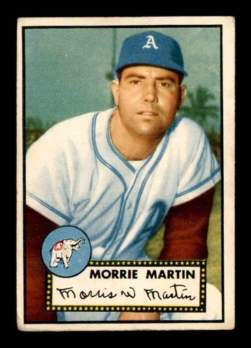 1952 Topps #131 Morris Martin VGEX X2975262 | eBay