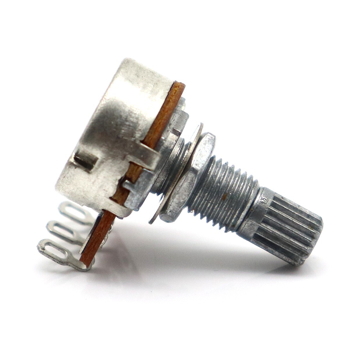 5x B25K Mini Size Metric Guitar Bass Pots 18mm Shaft Linear Taper ...