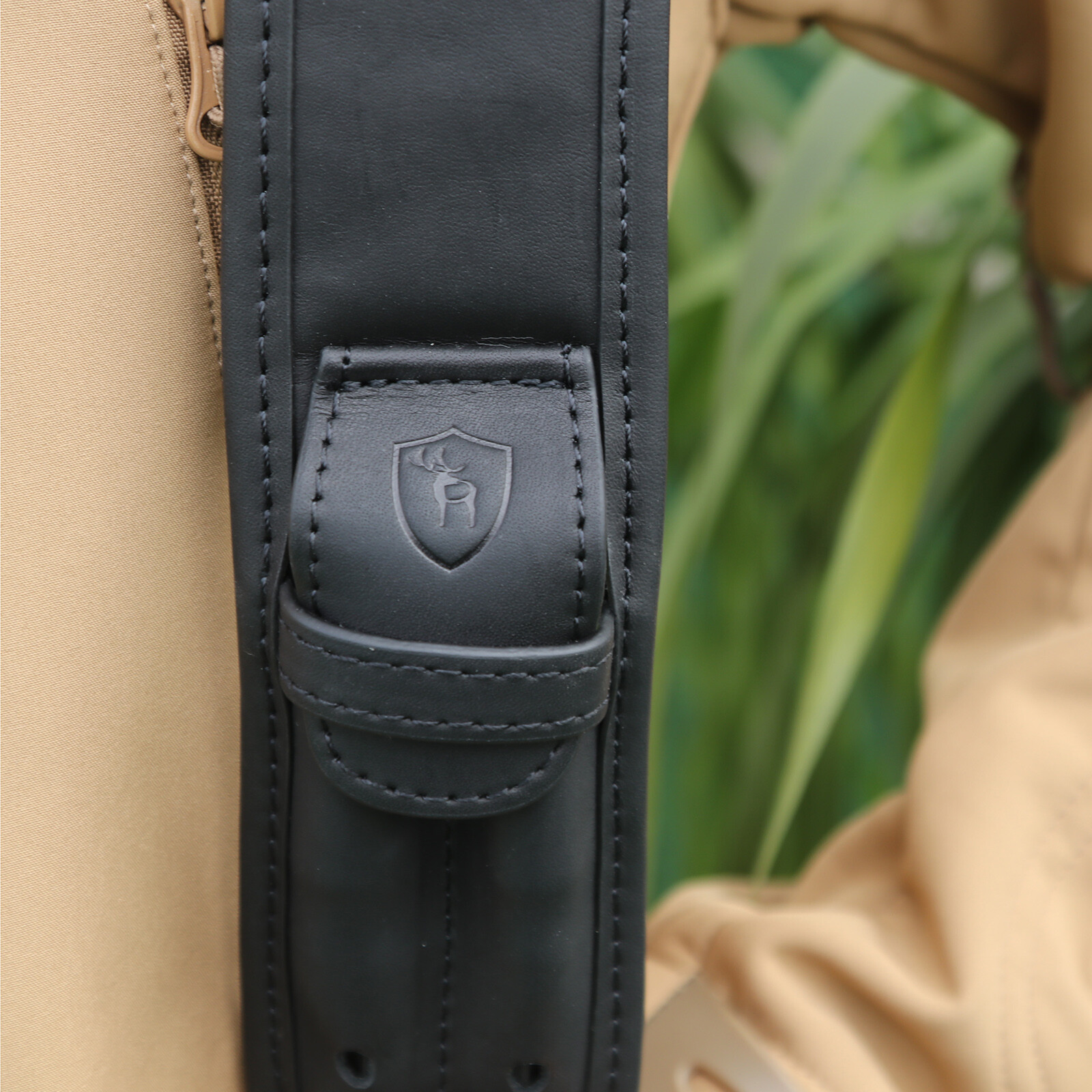 Tourbon Leather Gun Sling Bullets Carry Ammo Belt Rifle Strap w/Swivels ...