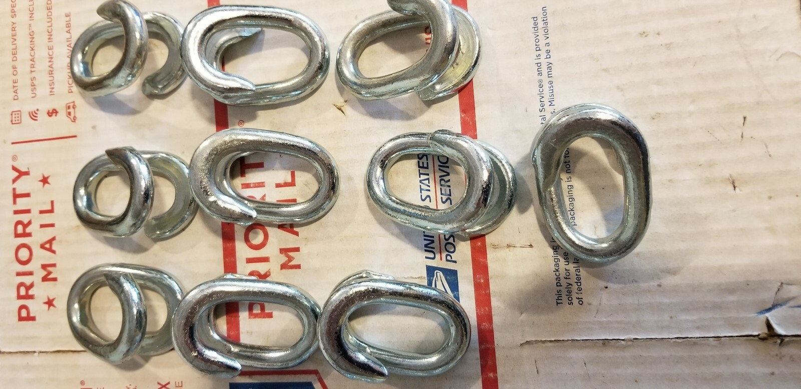 Repair Lap Link 3/8 x 1-5/8 Zinc Plated ( Lot of 10 ) | eBay