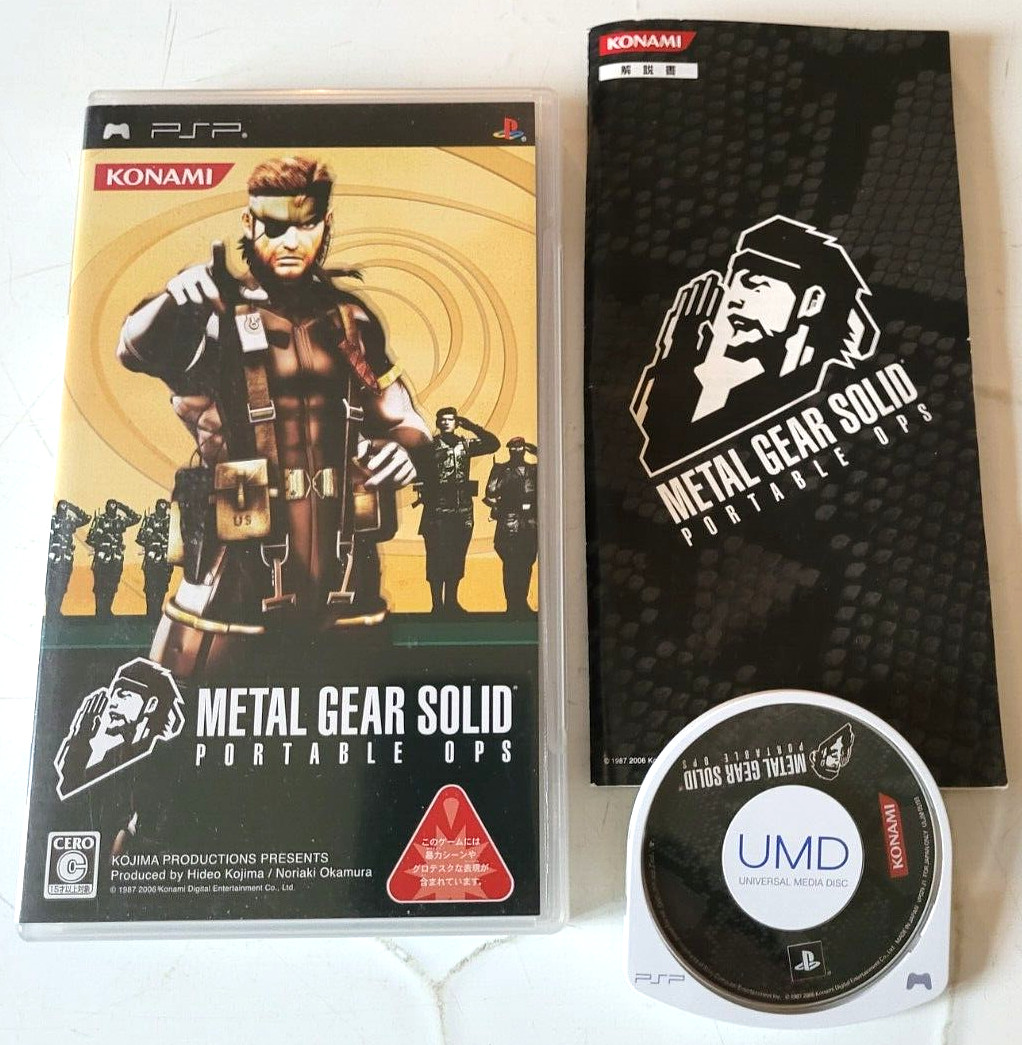 Metal Gear Solid: Portable Ops PSP - Prix - Photo - Présentation
