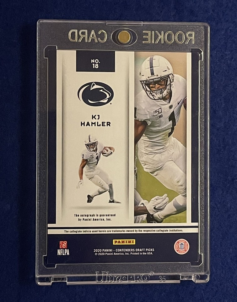 2020 BUFFALO BILLS KJ HAMLER CONTENDERS "CRACKED ICE" SSP #6/23 ROOKIE ...