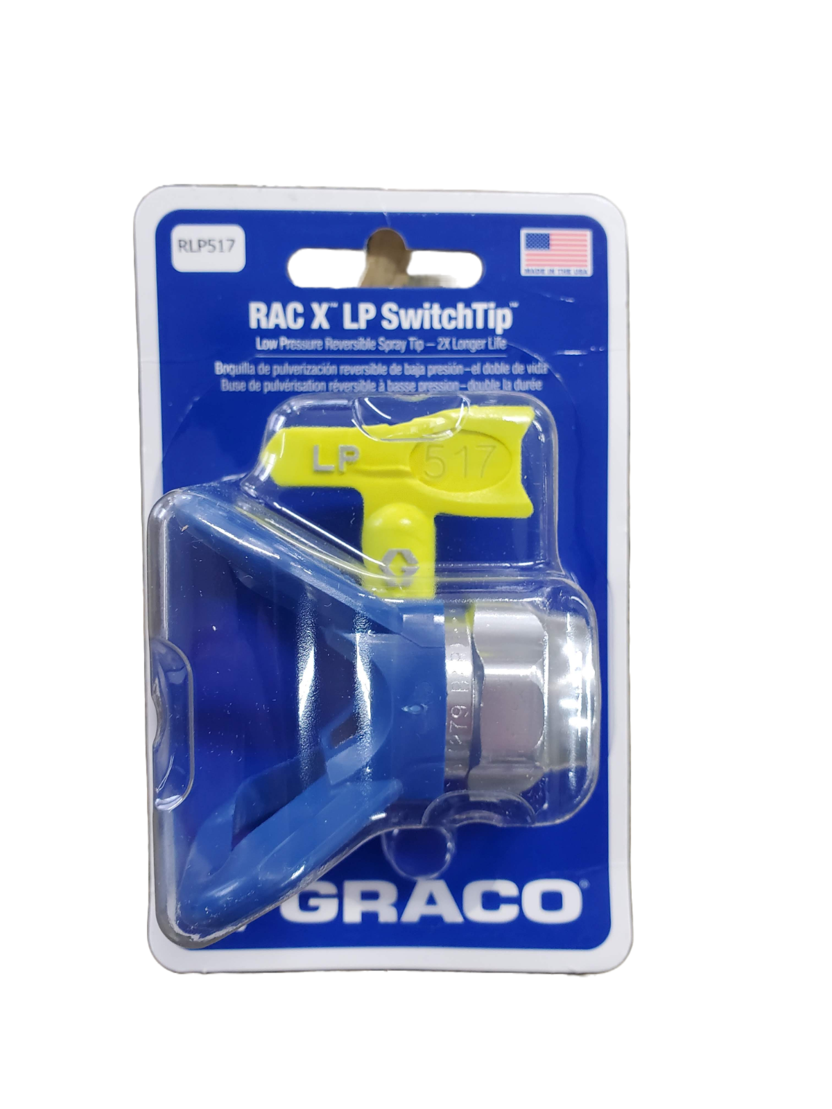 Graco Rac X RLP517 Low Pressure Tip & Guard Combo (includes LP517 ...