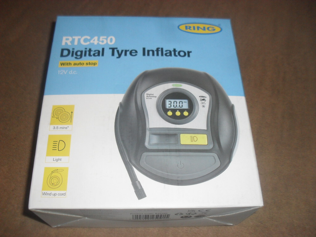 Ring+RTC450+12V+DC+Digital+Auto-Stop+Tyre+Inflator for sale online | eBay