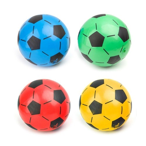 Random Colour Inflatable Soccer 22cm PVC Football Elastic Balls ...