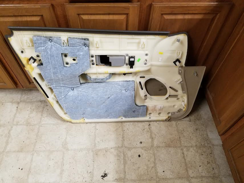 2003 2004 2005 2006 LINCOLN LS RIGHT FRONT INTERIOR DOOR PANEL SILVER ...