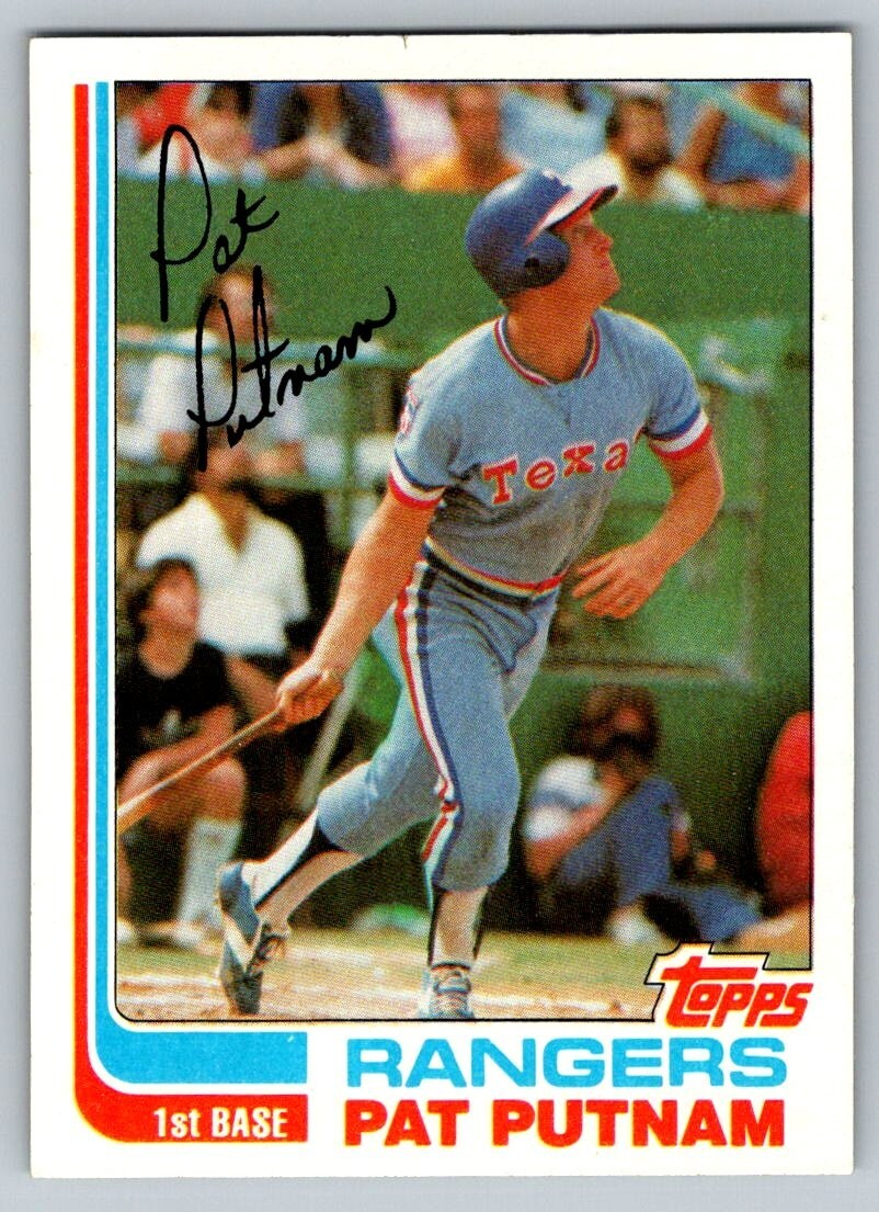 1982 Topps Baseball EX-NM Pat Putnam Texas Rangers #149 | eBay