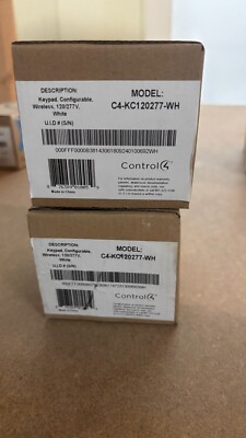 Control4 C4-KC120277-WH Wireless Configurable Keypad - White | eBay