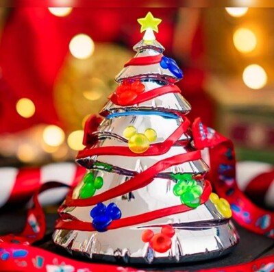 DisneyParks Disneyland Mickey Light Up Metallic Christmas Tree Sipper ...