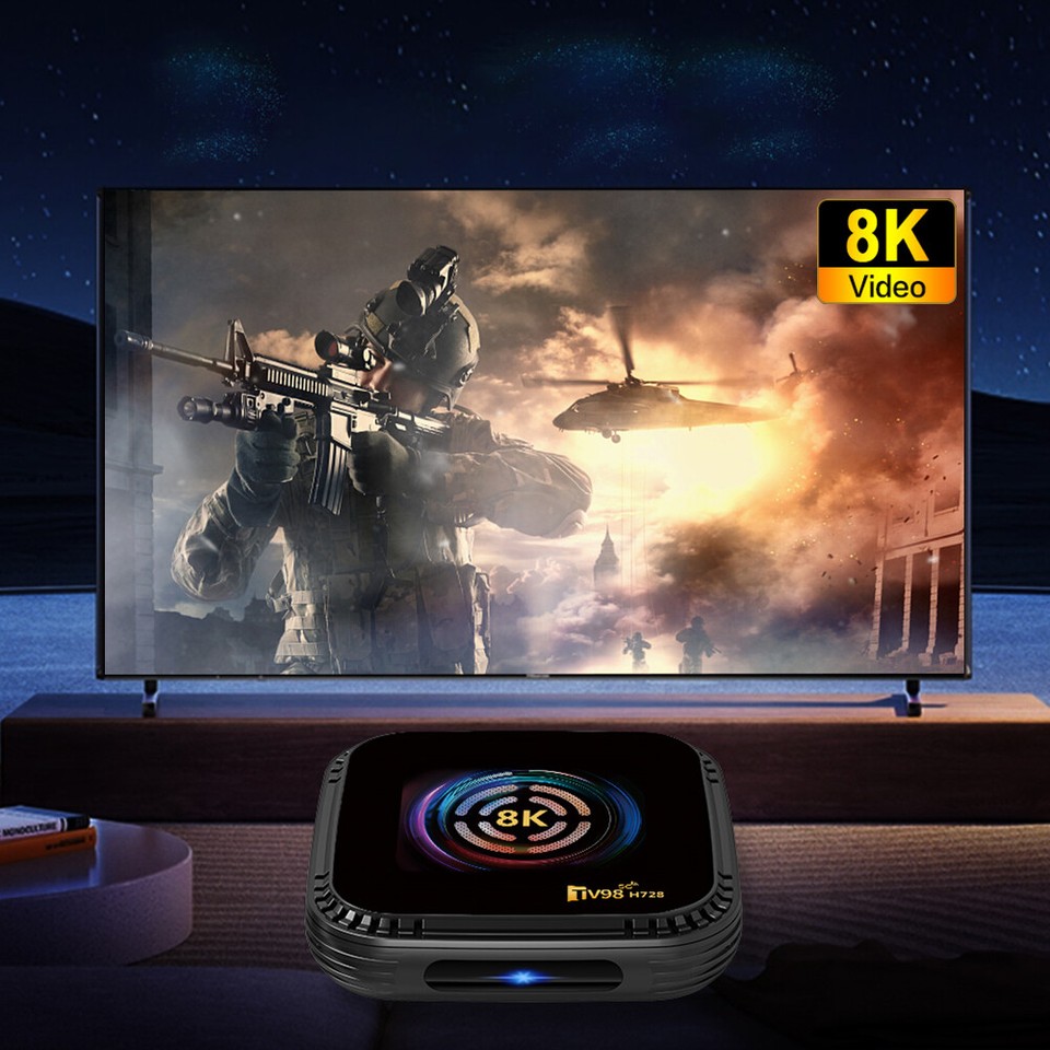 Android 14 TV Box 8K HD Media Player 4G 64G Set Top Box Android Box ...