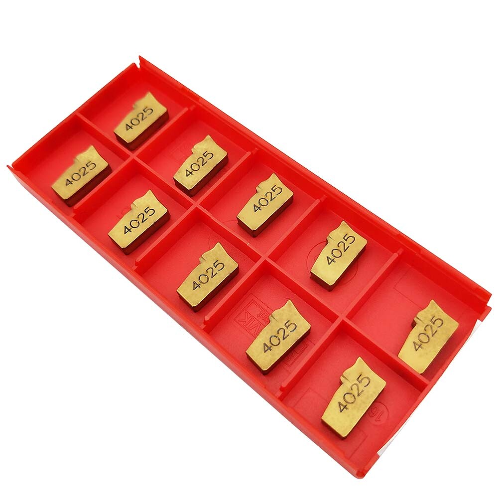 10pcs N151.2-400-4E 4mm width CNC carbide insert Cut-off blade cutting ...