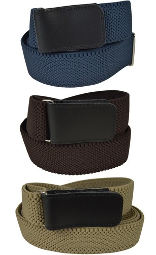 Unisex/Adult Belt Adjustable Elasticated Stretch 4cm + 3cm Hook & Loop ...