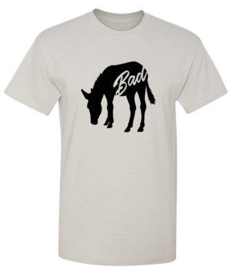 BAD ASS Donkey Jackass Funny Rude Joke Animals Pun Farmer Mule Men's T ...