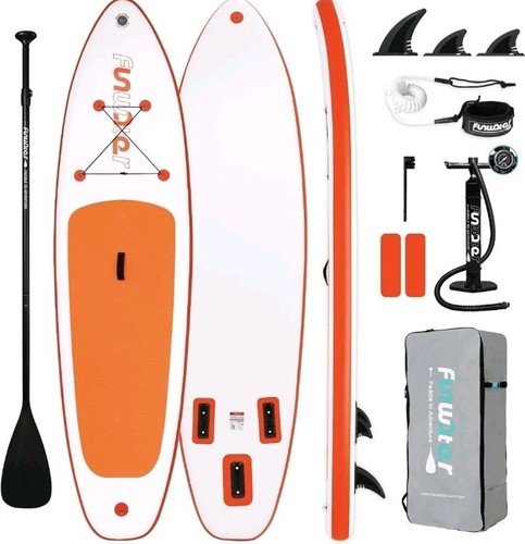 10ft Inflatable Stand Up Paddle Board Yoga Fishing Paddleboard Ultralight SUP | eBay