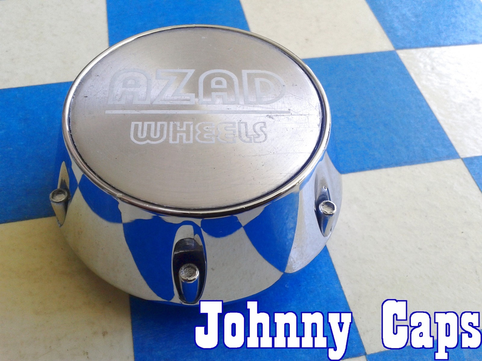 AZAD Wheels [47] CHROME Center Caps # 005K68 Custom Wheel Center Cap (1 ...