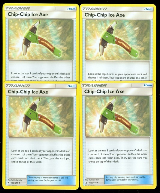 Pokemon CHIP-CHIP ICE AXE 165/214 Unbroken Bonds - - MINT 4X | eBay
