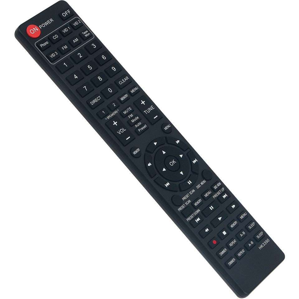New Replace Remote Control for Harman Kardon Stereo Receiver HK3390 ...