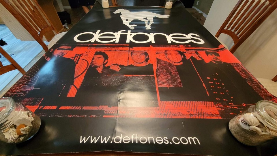 Deftones White Pony Double Sided Vinyl Poster Promo Display 6'x4' | eBay