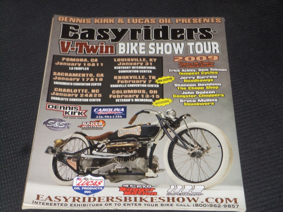 2009 FEBRUARY EASYRIDERS MAGAZINE - MOTORCYLCES & WOMEN FRONT COVER - O ...