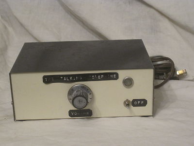 vintage The Talking Telephone volume control metal box phone speaker ...