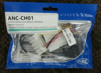 NEW PAC AUDIO ANC-CH01 FACTORY ANC MODULE BYPASS HARNESS FOR CHRYSLER ...
