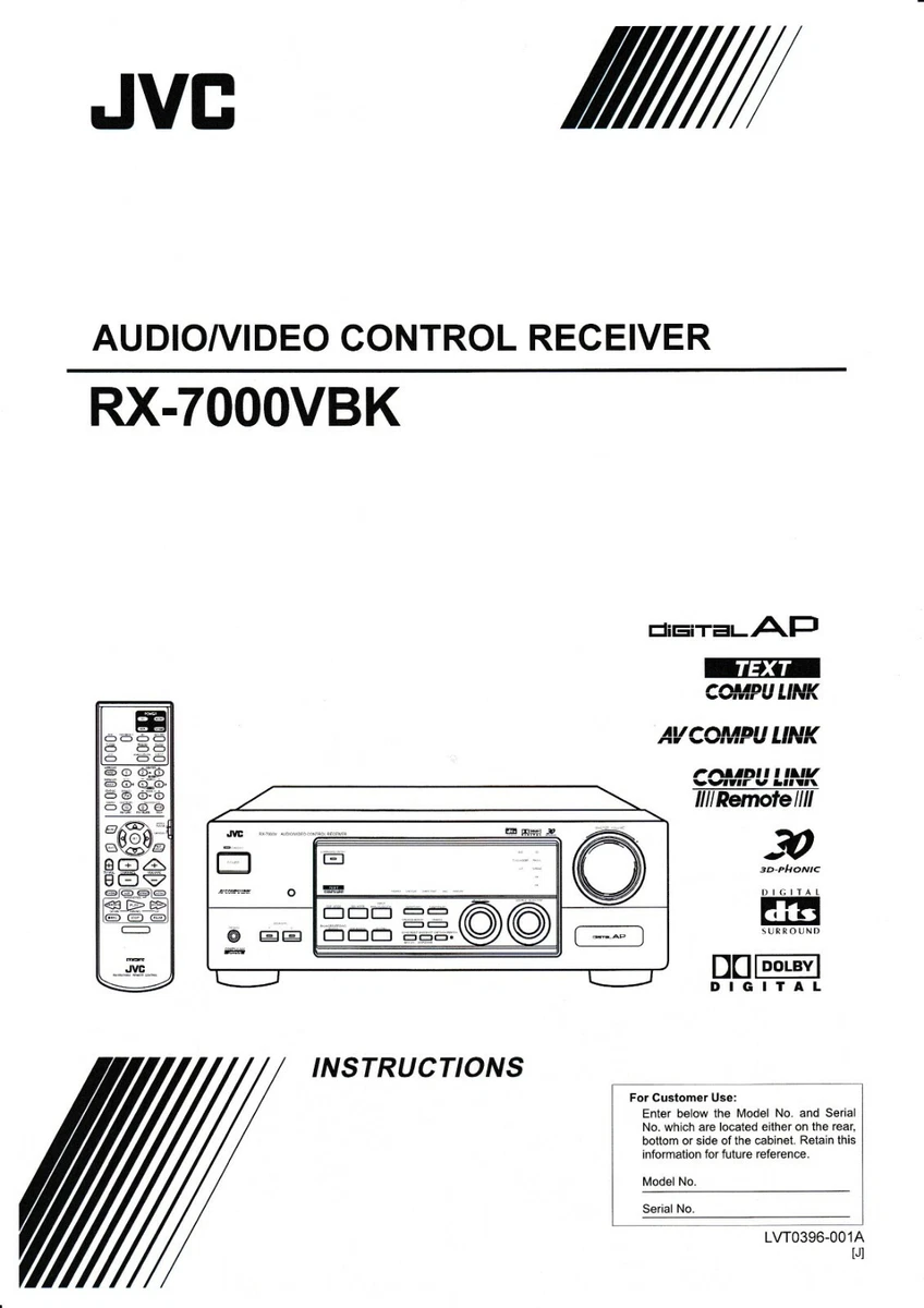 Jvc Instruction Booklet