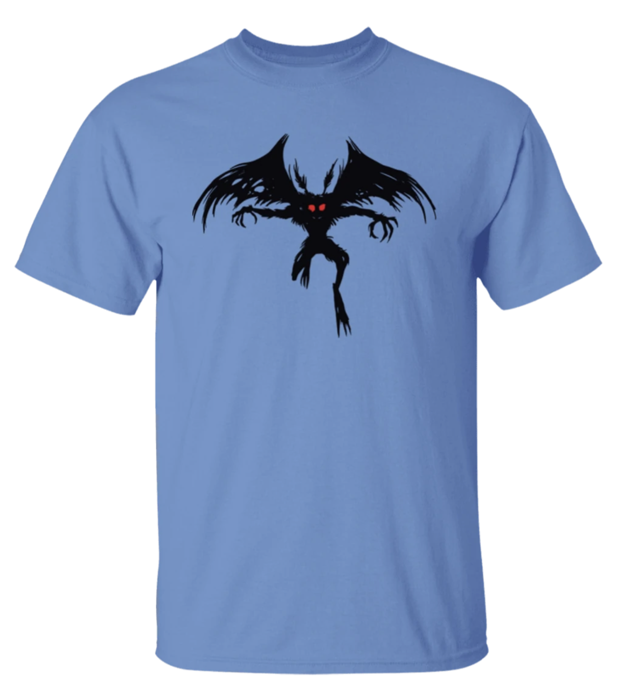 Mothman T Shirt Folklore Design Tee Creature Horror Mythical Shirts ...